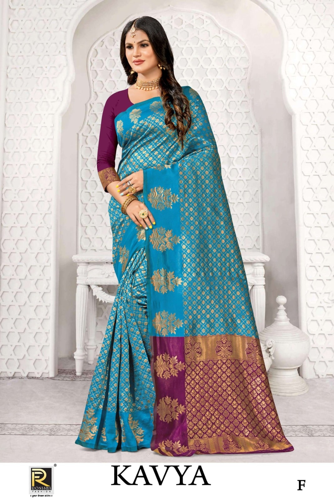 Ronisha-kavya-2-banarasi-jacquard-silk-saree-collection